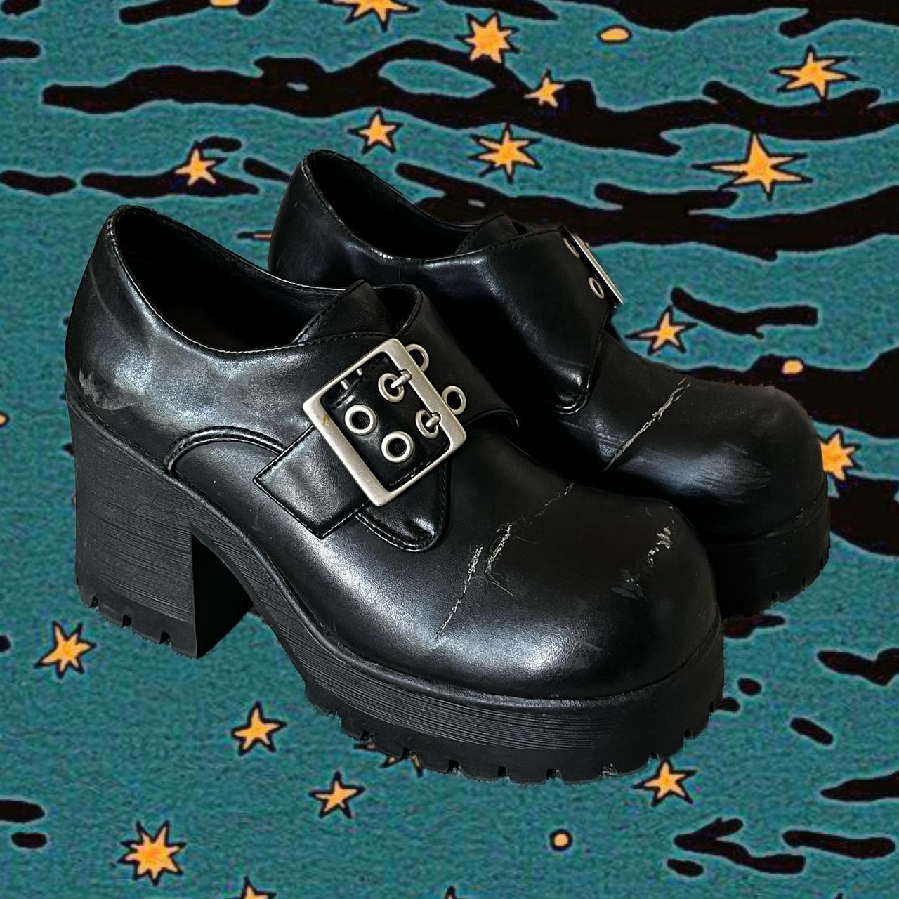 Y2K LOWER EAST SIDE BUCKLE PLATFORMS 🤎 These are... - Depop