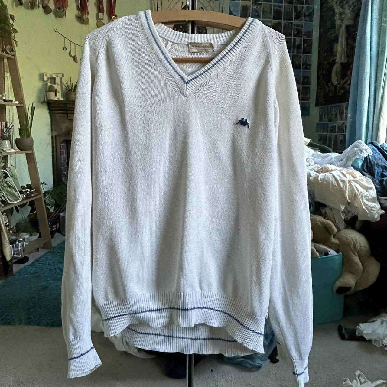 Kappa v neck sweatshirt! so comfy and looks amazing... - Depop