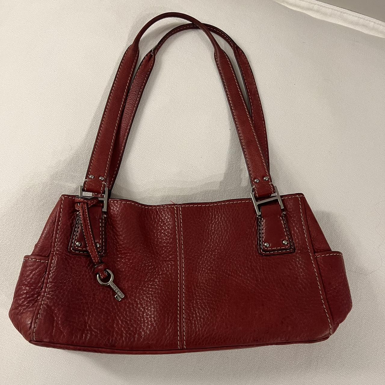 Red fossil bag - Depop