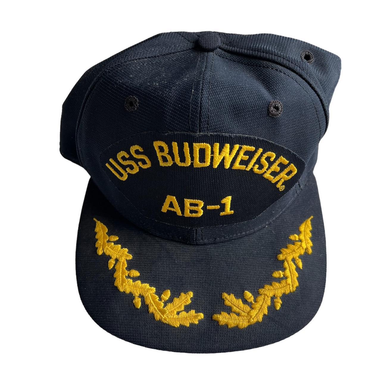 Vintage Budweiser SnapBack Hat. Used but good... - Depop