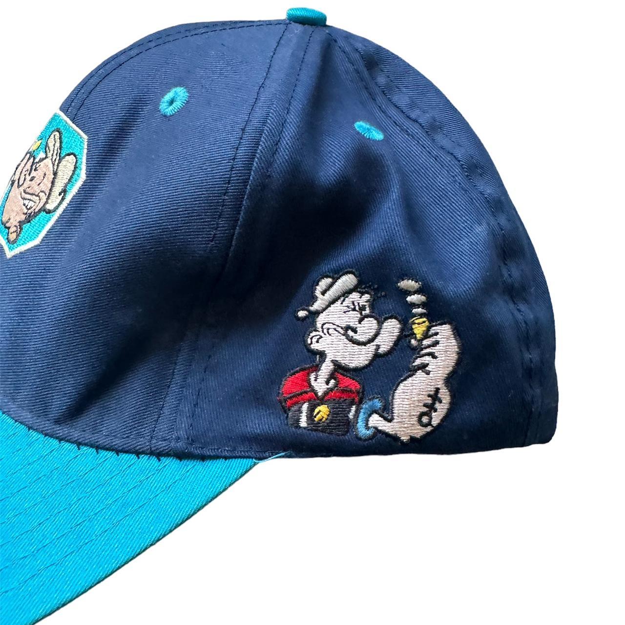 Vintage Disney Popeye SnapBack hat. Some wear and... - Depop