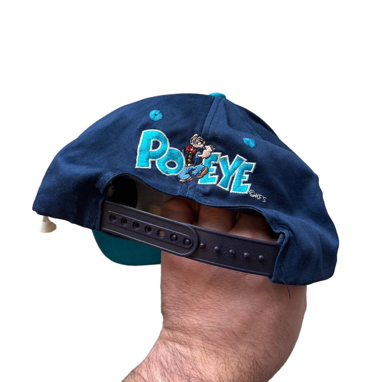 Vintage Disney Popeye SnapBack hat. Some wear and... - Depop