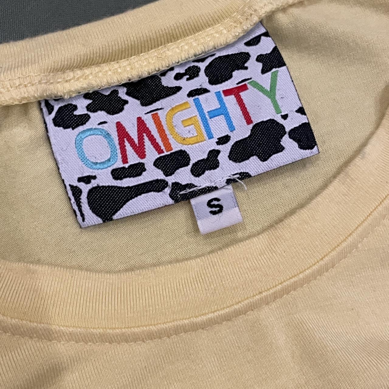 Omighty yellow devil scrunch shirt Super soft,... - Depop