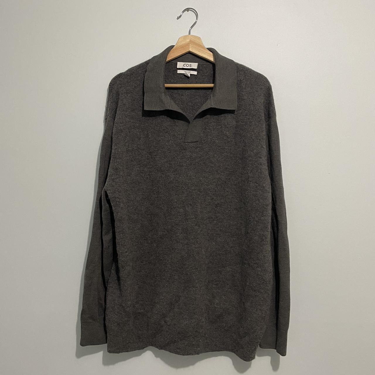 Cos grey wool sweater - Depop