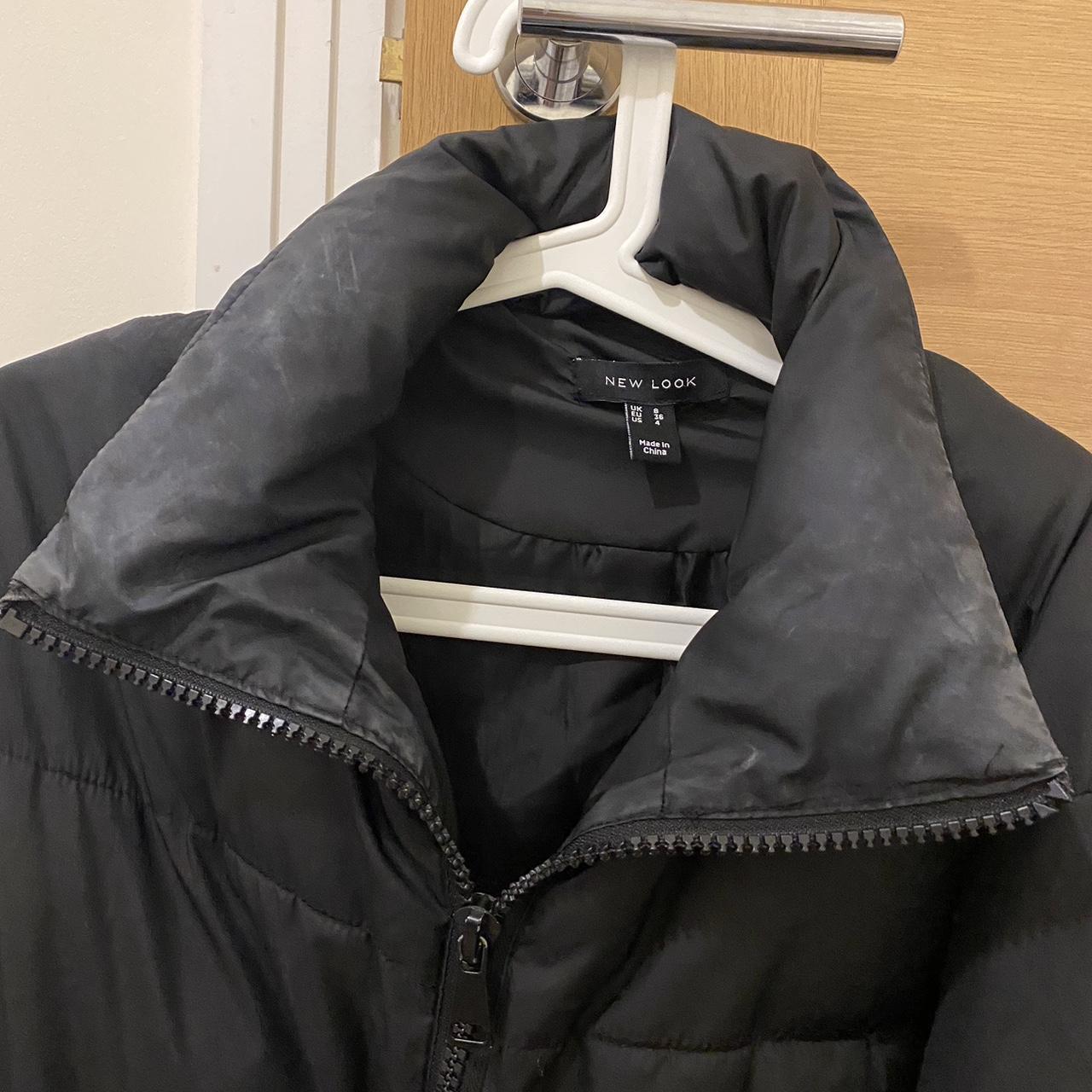 New Look Black Puffer Jacket ️ UK Size 8 ️ Has a... - Depop
