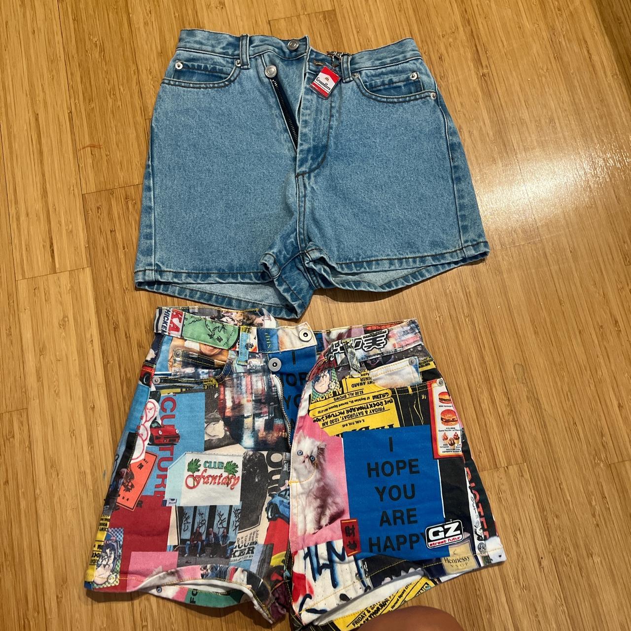 Ground zero shorts both size small. Highwaisted - Depop