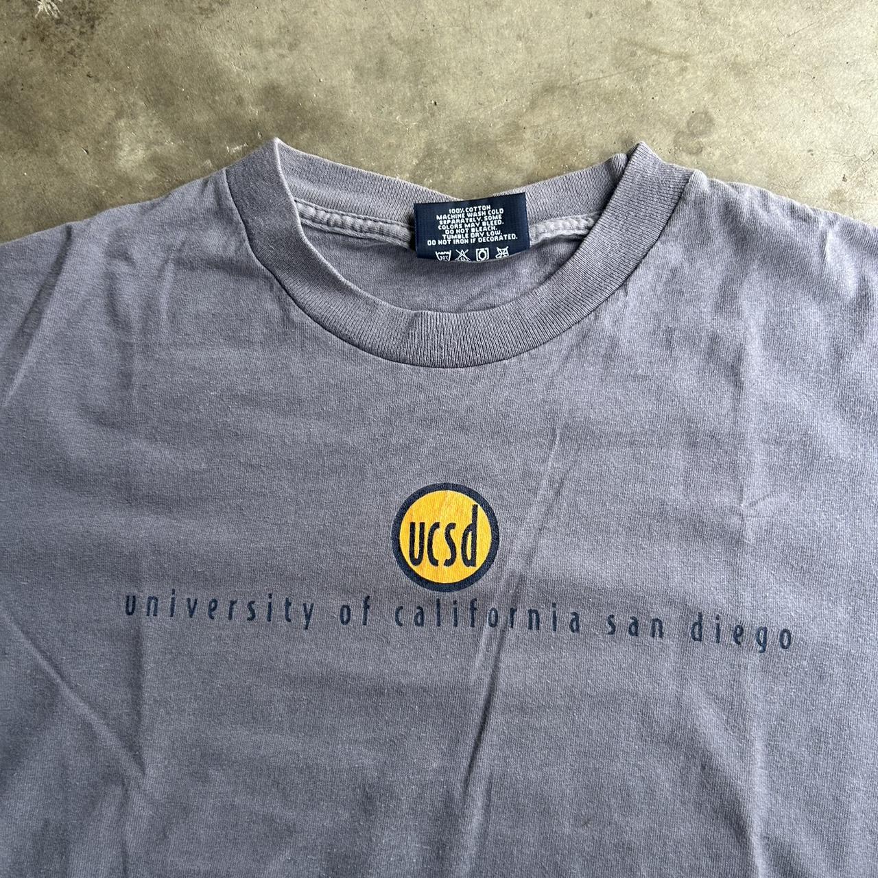 University of California San Diego UCSD vintage grey... | Depop