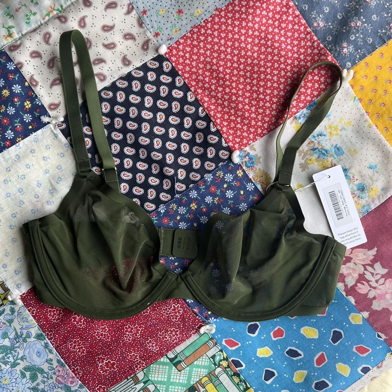 Beautifully made CUUP plunge mesh bra in the color... - Depop