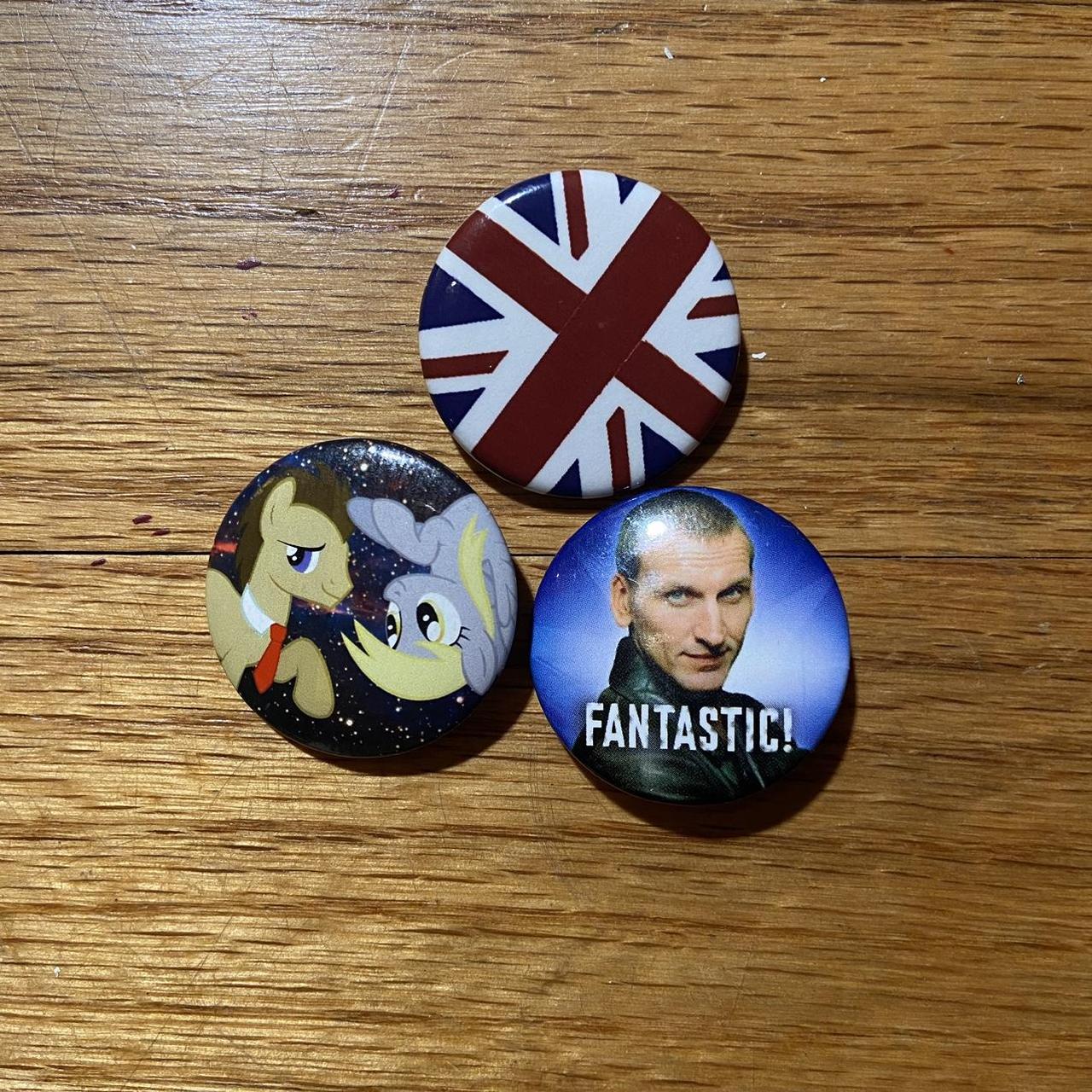 Doctor Who button pins 1 for $2 all for $4 DM to... - Depop