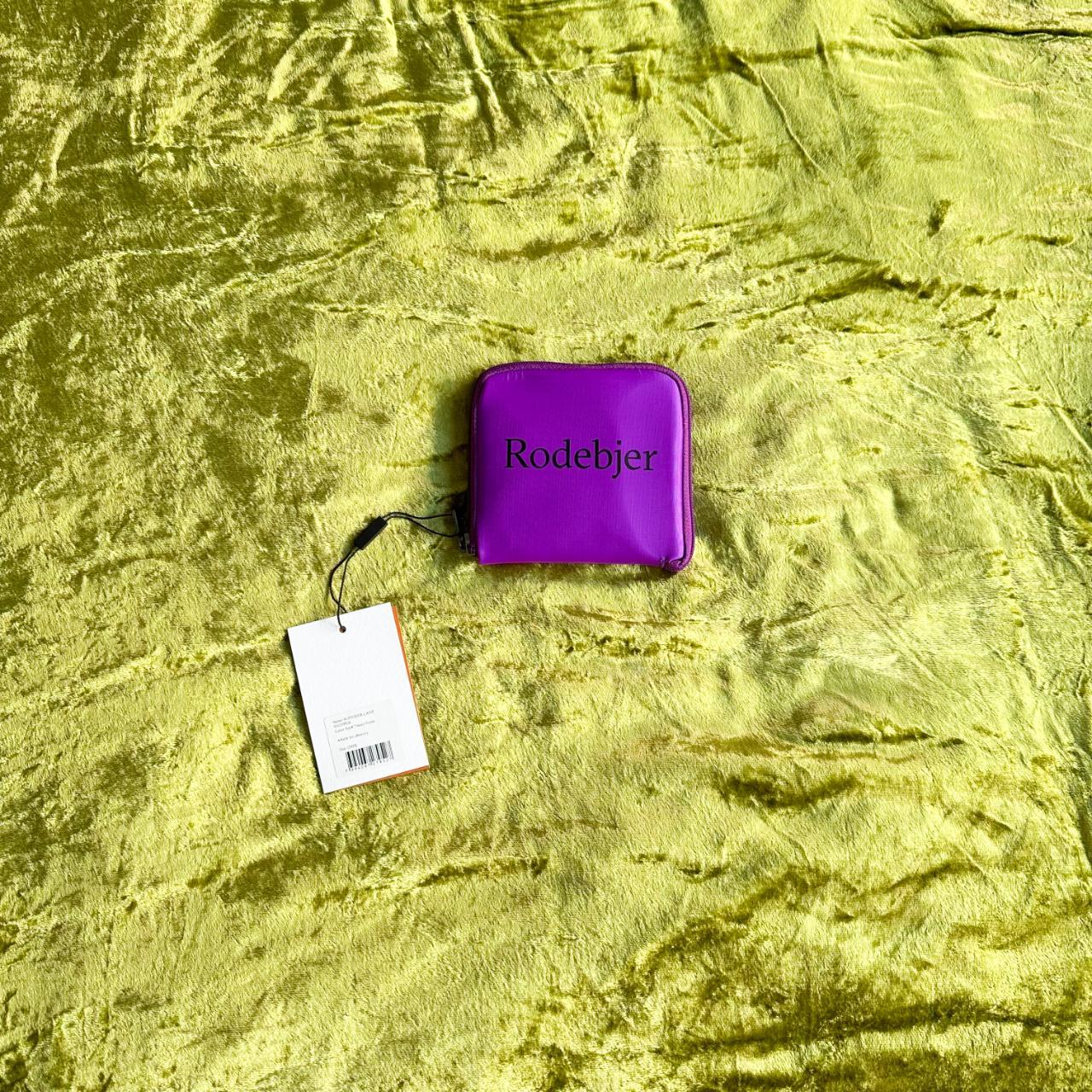 RODEBJER Casie Foldable Zip up Tote Bag In Purple... - Depop