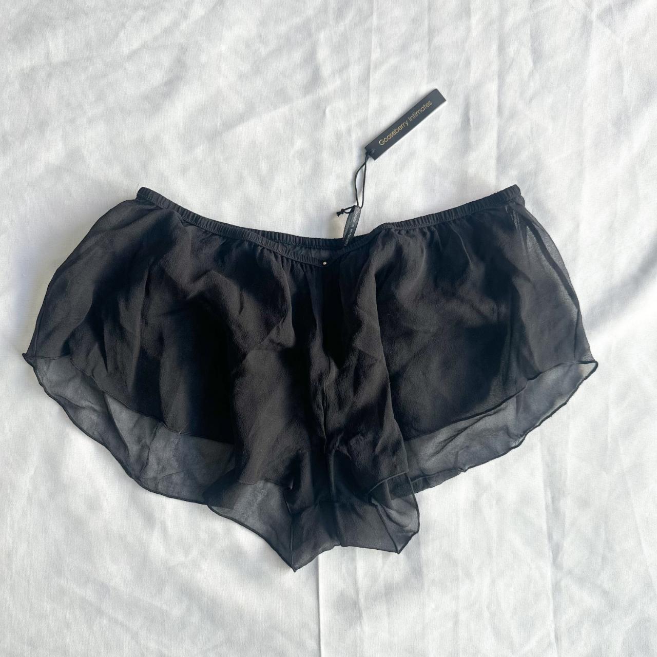 Gooseberry Intimates Coquette Silk Lingerie Shorts... - Depop
