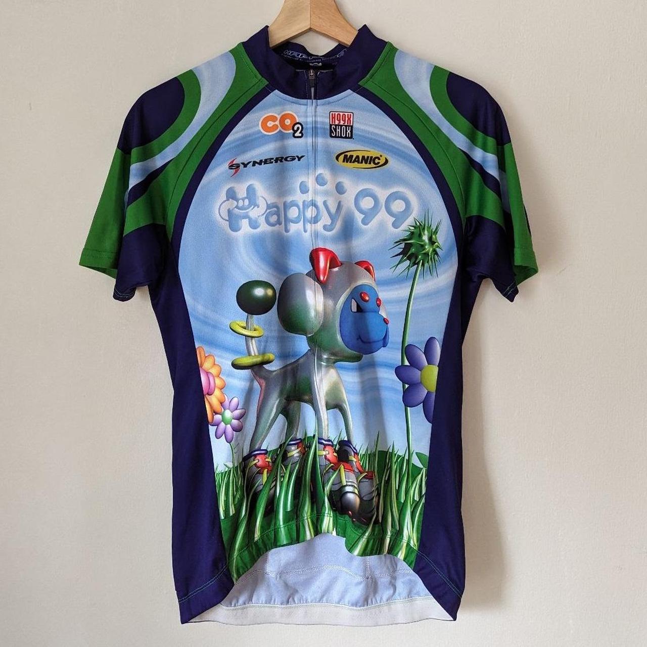Mens Happy99 CLIO cycling jersey - size medium -... - Depop