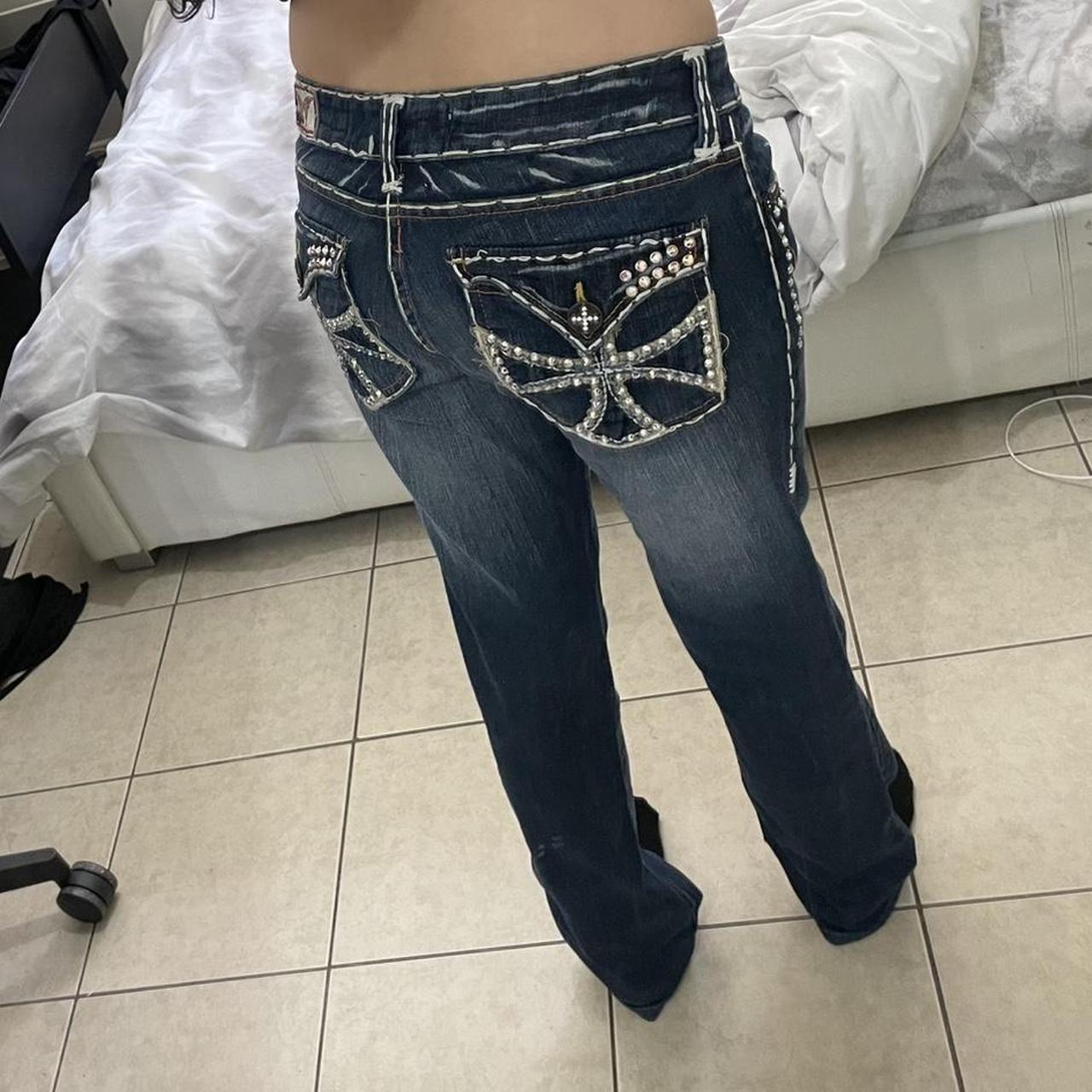 Y2K Laguna Beach rhinestone jeans size 29 I'm an... | Depop