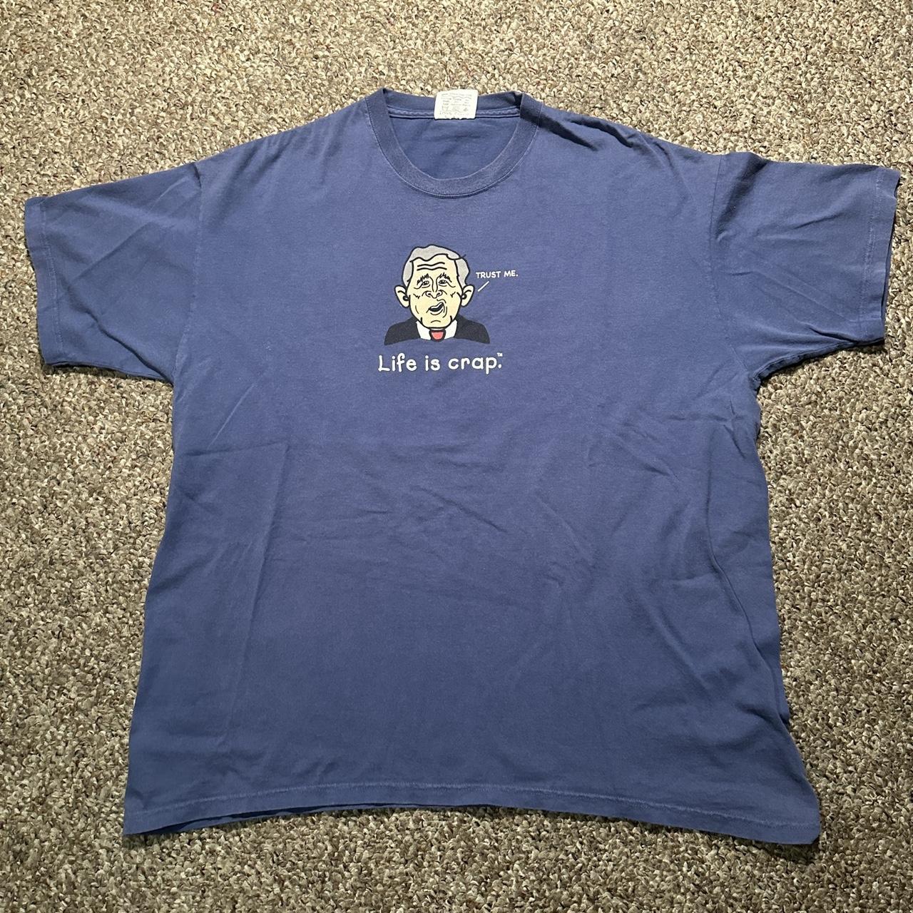 Vintage Life is Crap shirt. Good condition, no holes... - Depop