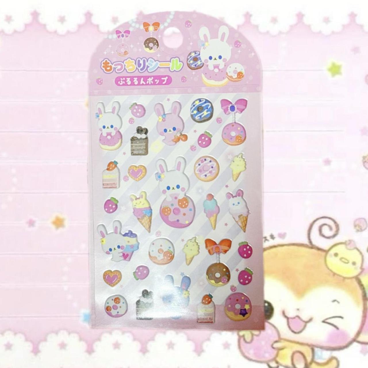 Authentic Bunny Heisei Retro Japan Kawaii Stickers... | Depop