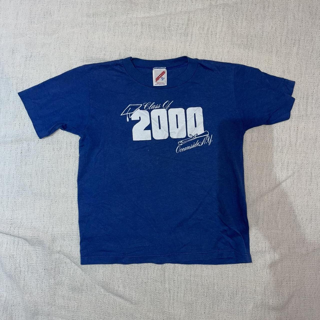 Class of 2000s baby tee vintage shirt - Depop