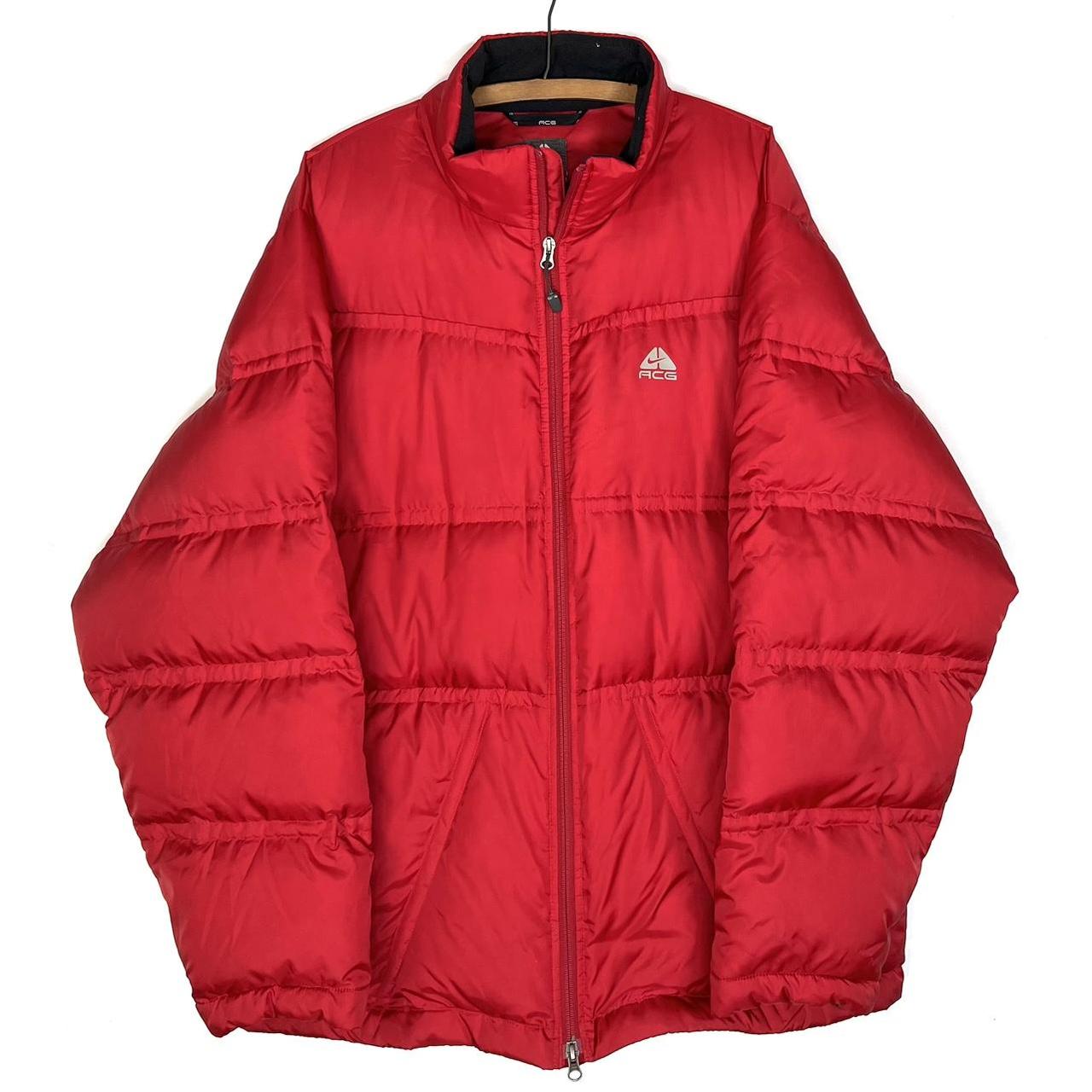 Nike ACG Men's Red Coat | Depop