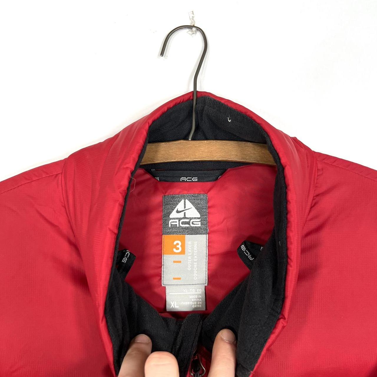 Nike ACG Men's Red Coat | Depop