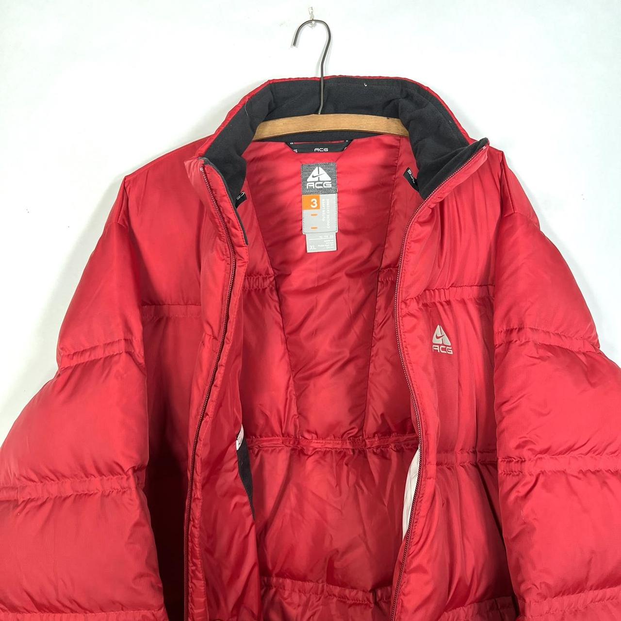 Nike ACG Men's Red Coat | Depop