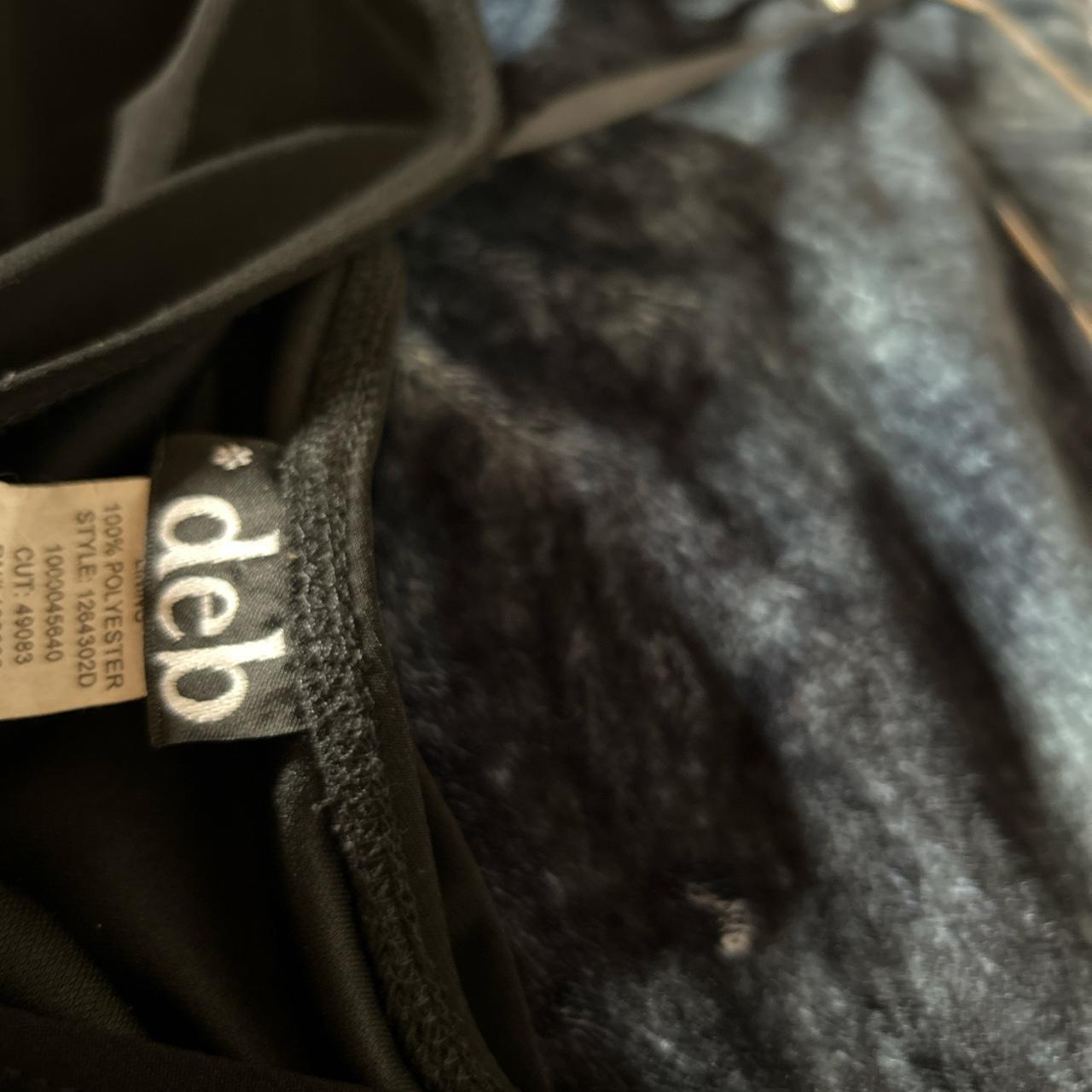 Deb black makes mini midi dress - Depop