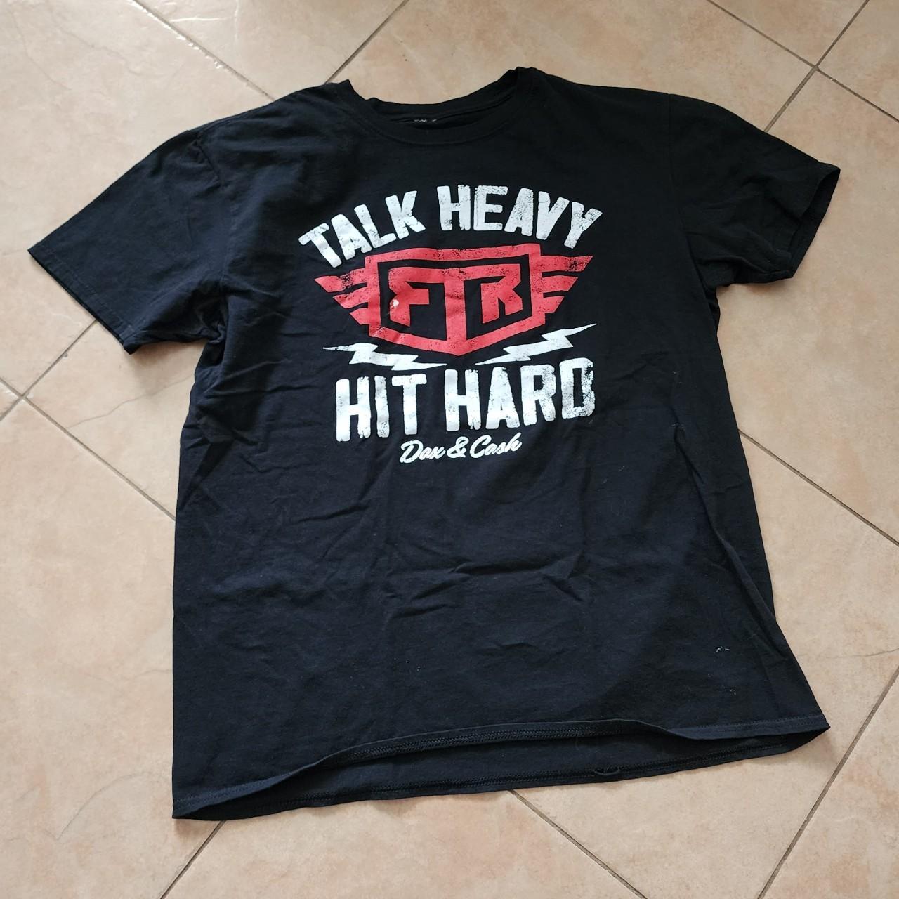 FTR "Talk Heavy Hit Hard" T-Shirt Brand - Pro... - Depop