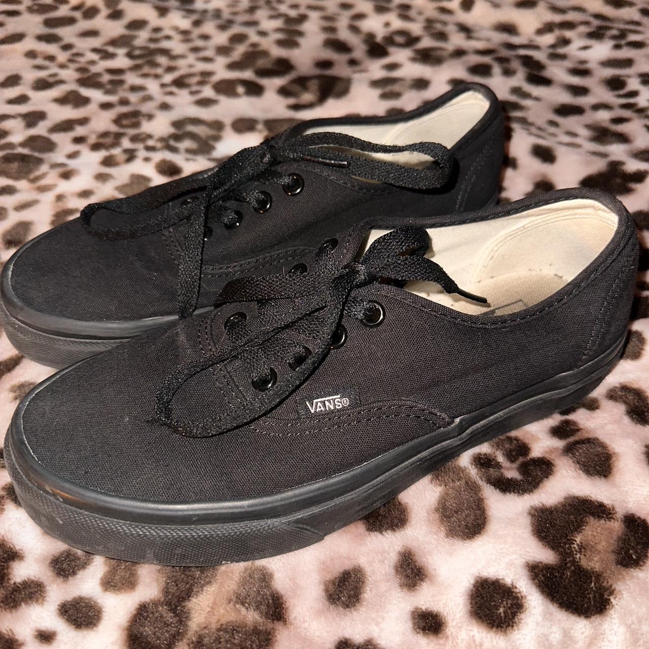 Authentic all black vans - Depop