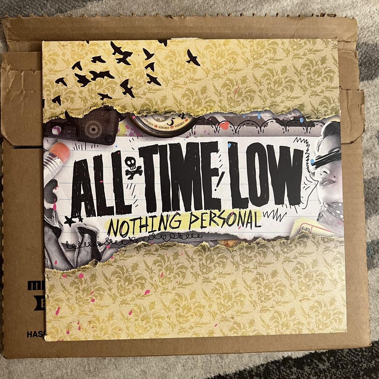 all time low nothing personal black standard vinyl.... - Depop