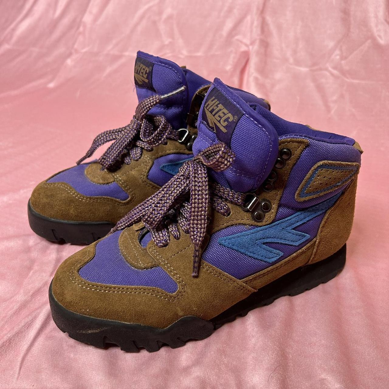 Hi-Tec Lady Lite II vintage 90s hiking boots In... - Depop