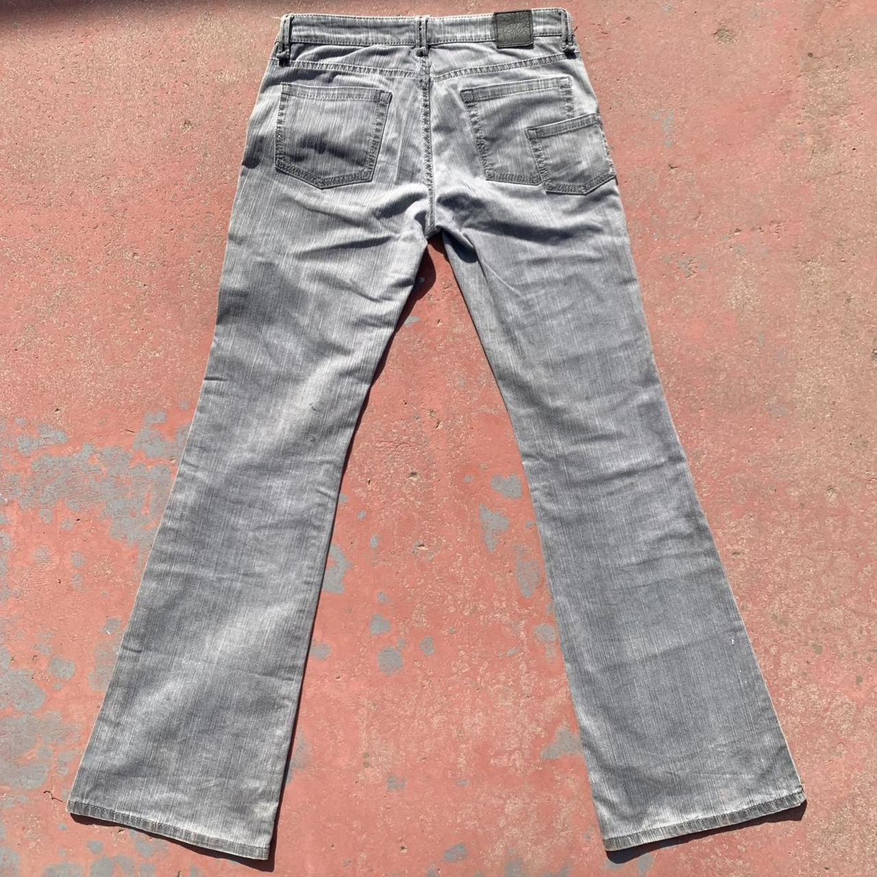 Flared grey BCBG jeans 🤍🖤 These jeans are to die... - Depop