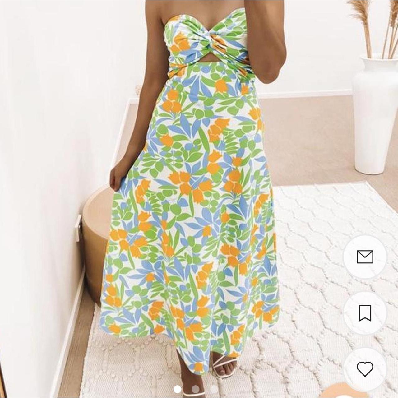 Aiyana Stunning size 8 summer dress, worn a few... - Depop