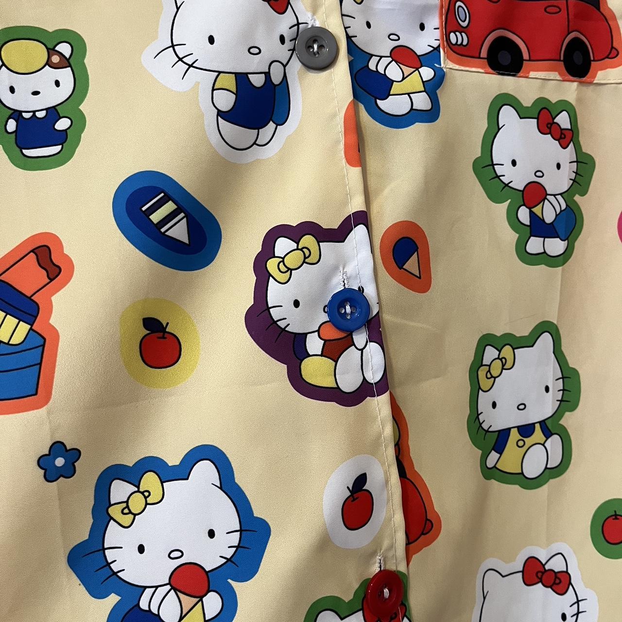 hello kitty button up from aliexpress. fits a large - Depop