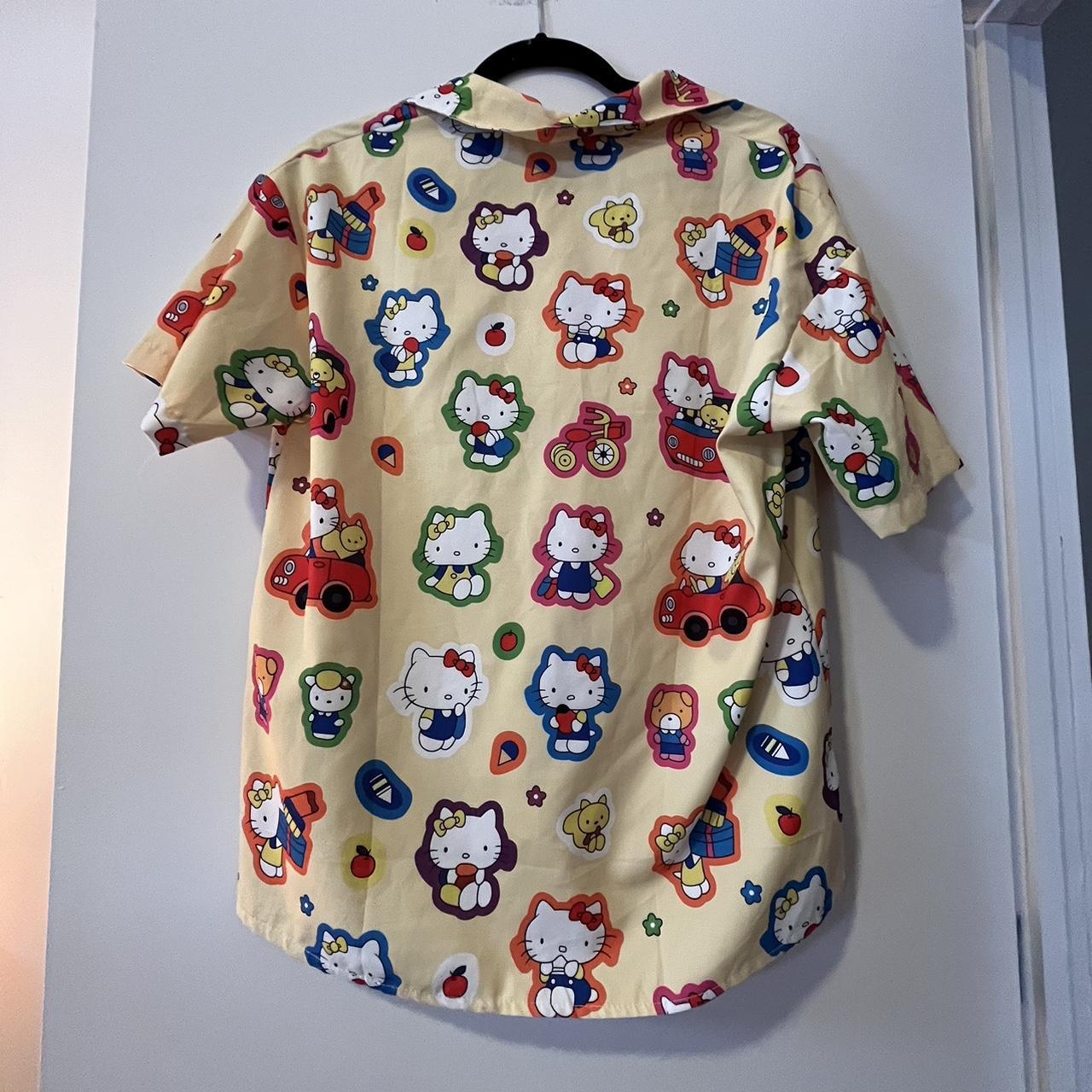 hello kitty button up from aliexpress. fits a large - Depop