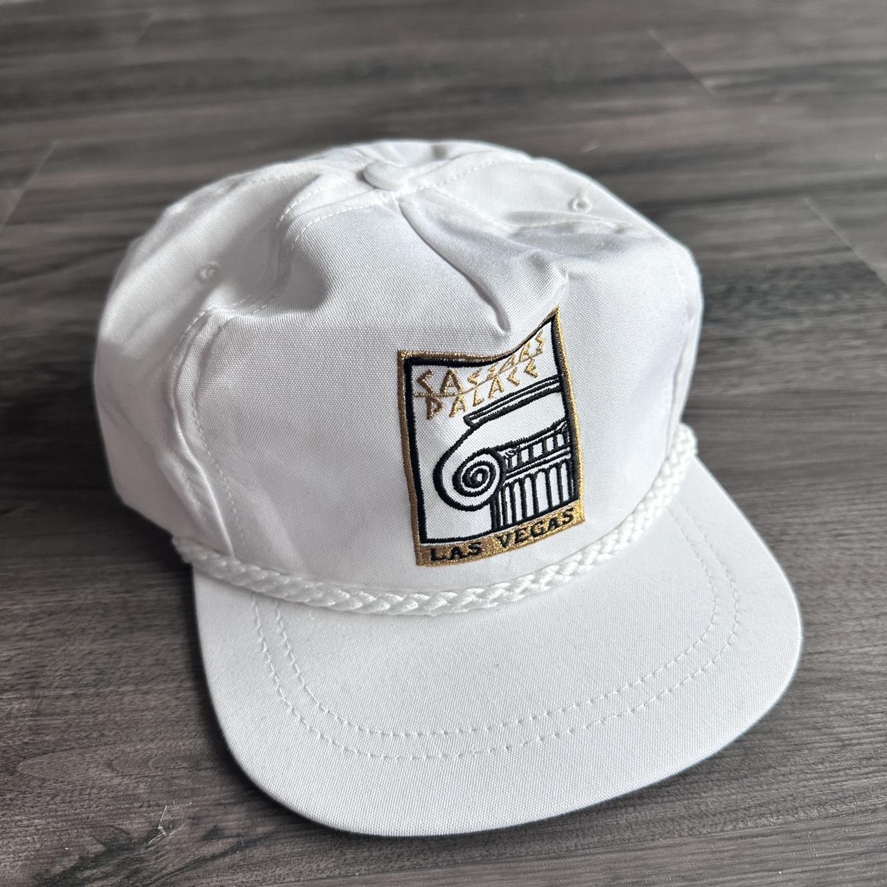 Caesars Palace hat White Brand new with tags - Depop