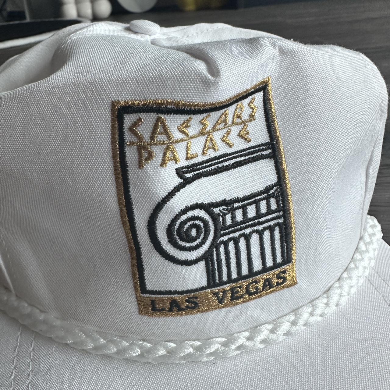 Caesars Palace hat White Brand new with tags - Depop