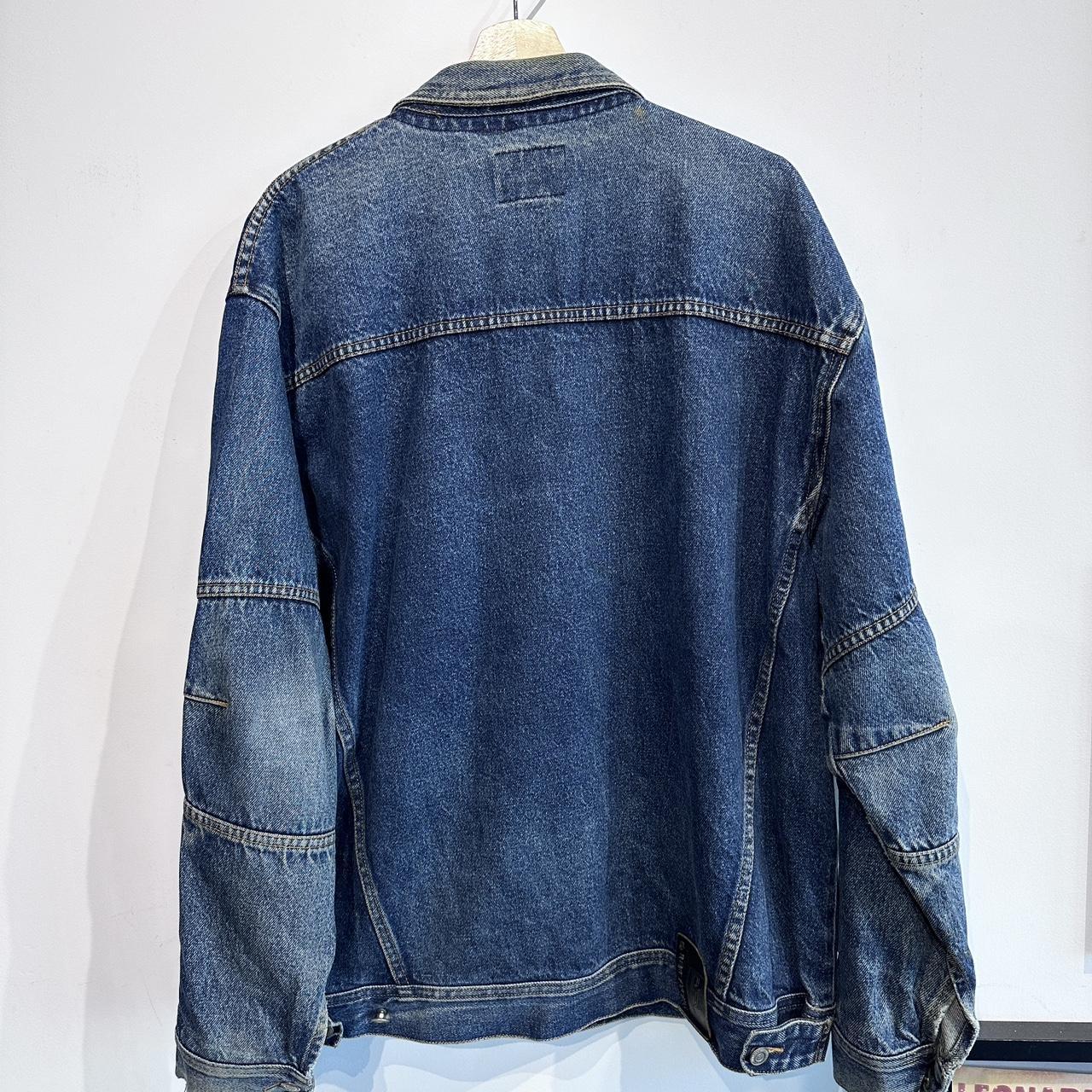 Vintage Ruff Ryders ‘Dirty denim’ jacket Size large... - Depop