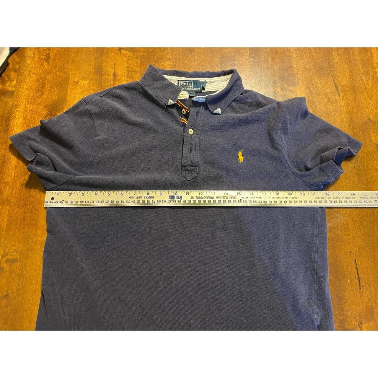Ralph Lauren Mens Polo Shirt Size Large Navy Blue... - Depop