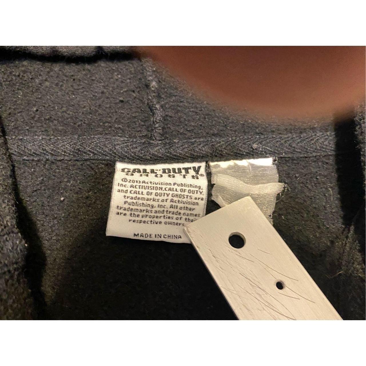 Call Of Duty Ghosts Sweater Mens Medium Black Zip... - Depop