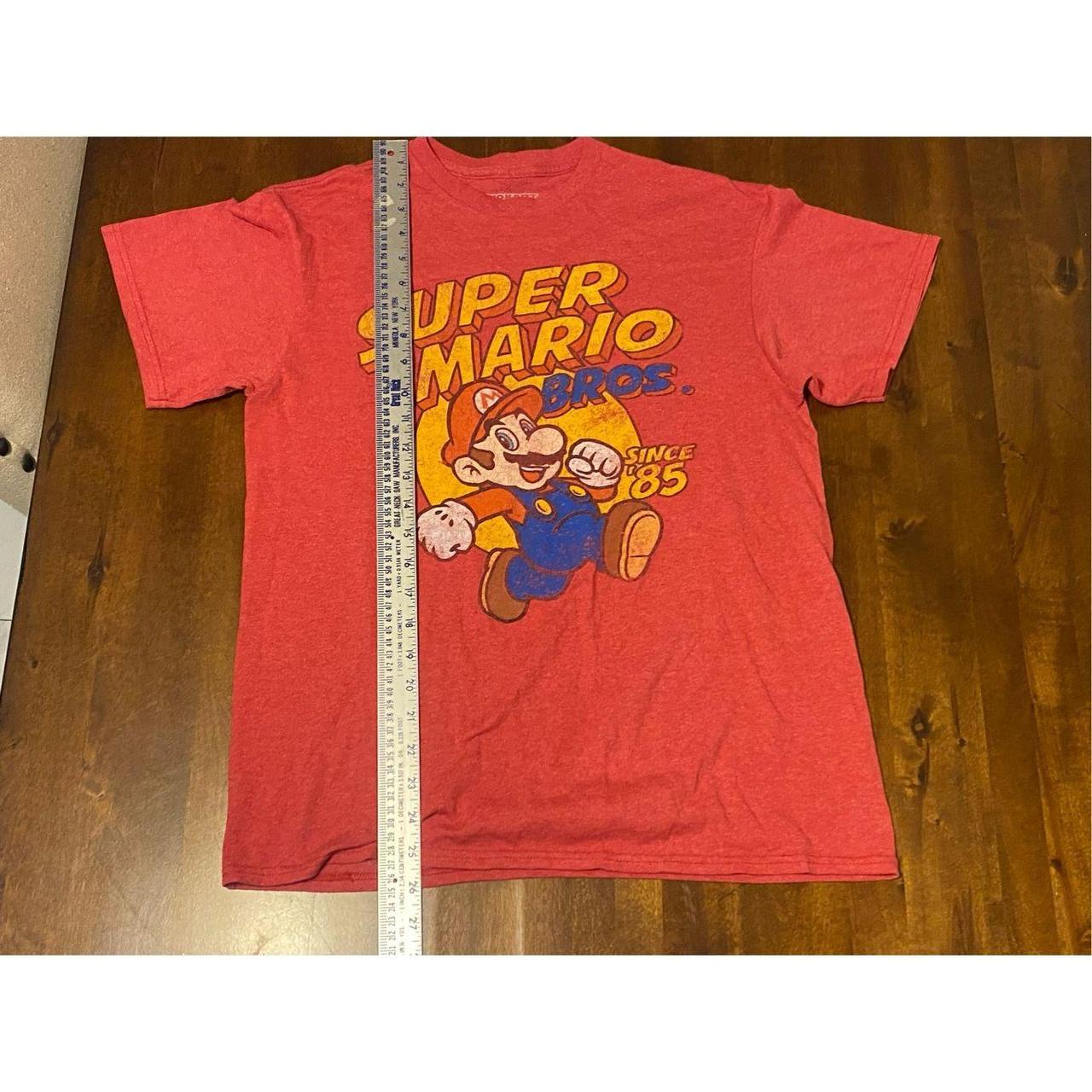 Mario Shirt Mens Medium Super Mario Bros Mario Kart... - Depop