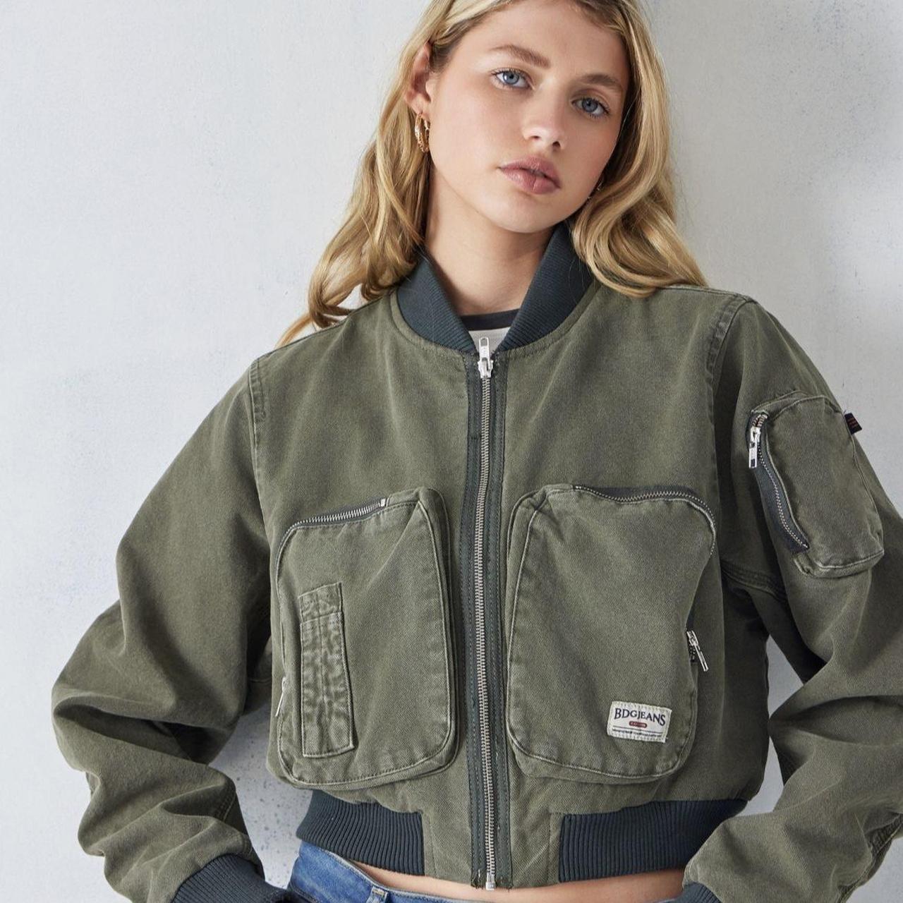 Bdg canvas utility bomber jacket Bought for... - Depop