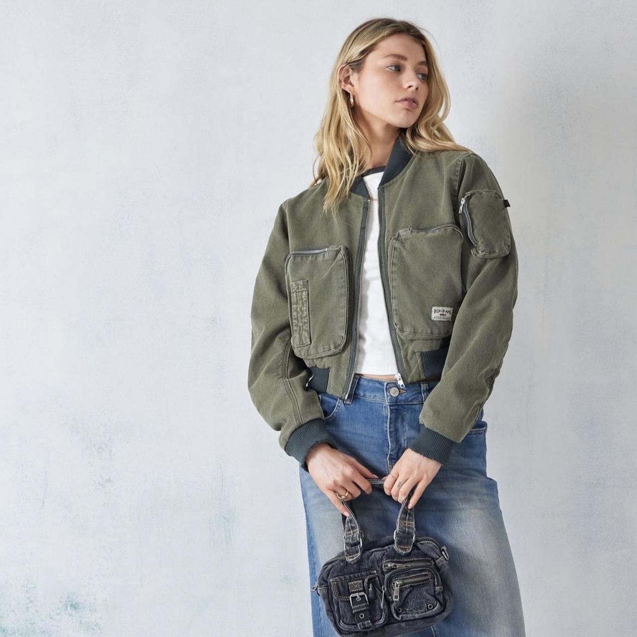 Bdg canvas utility bomber jacket Bought for... - Depop