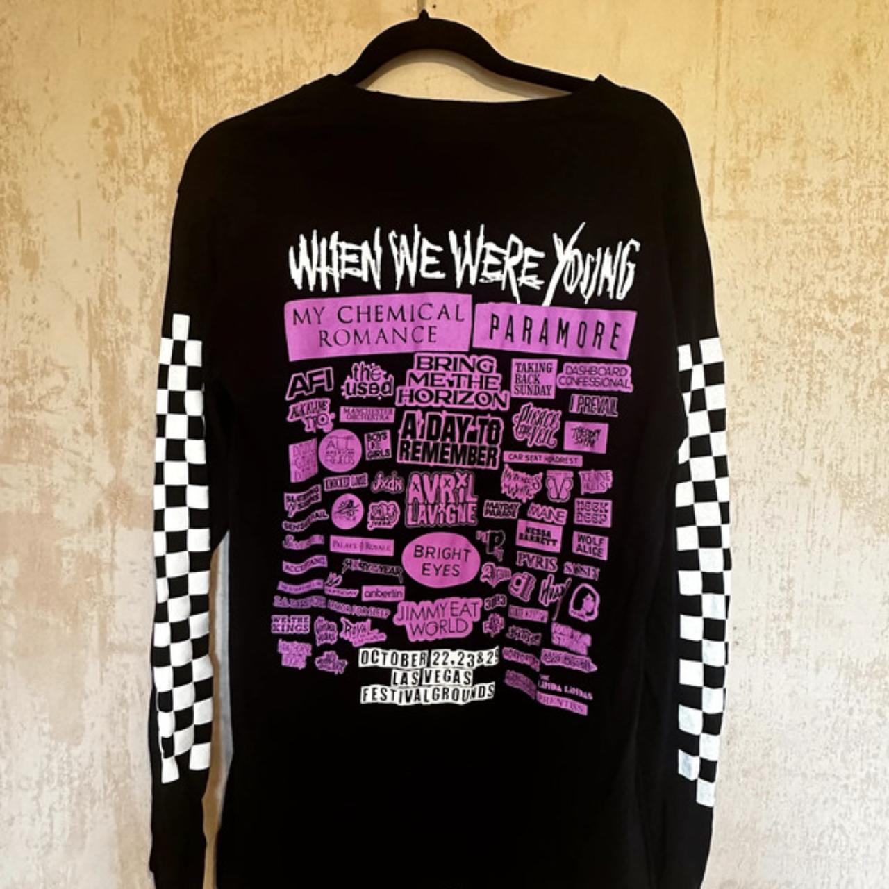 When We Were Young Festival Top Never Worn Emo Band... - Depop