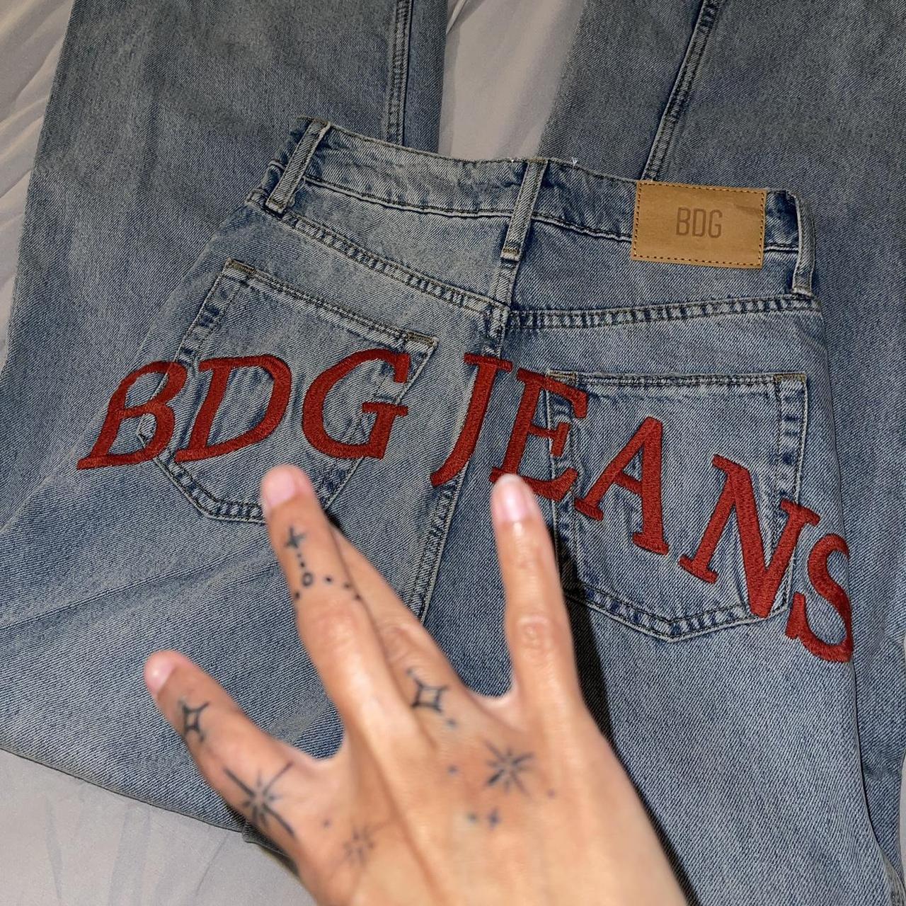 BDG Urban Outfitters Baggy Puddle Jeans Size W24 L30... - Depop
