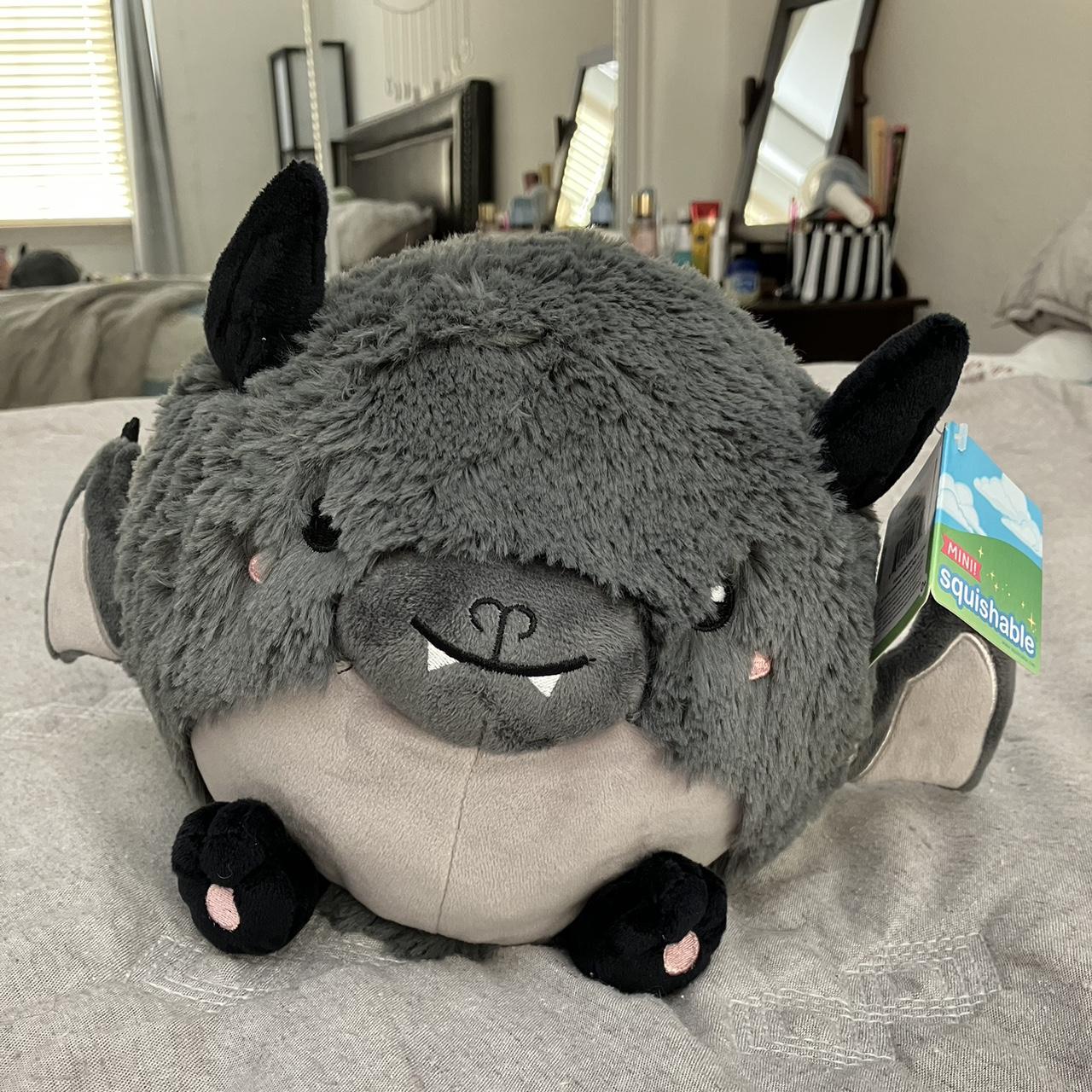 mini squishable bat! this guy is discontinued.... - Depop