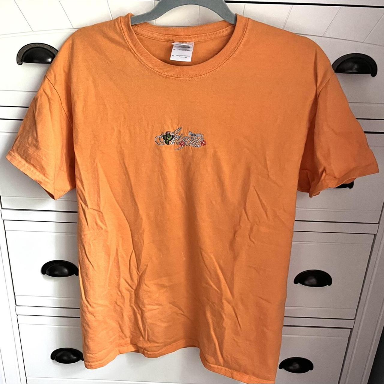Gildan Women's Orange T-shirt | Depop