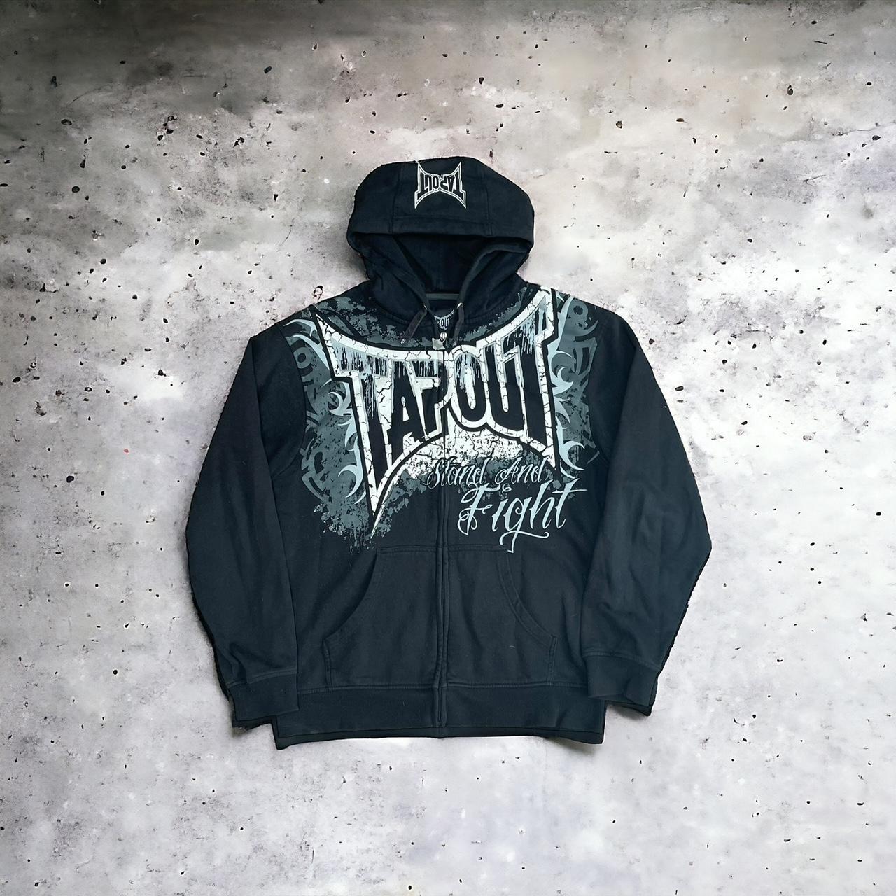 🟪 Men's Vintage Y2K TapOut Zip Up Hoodie 🟪 Men’s... - Depop