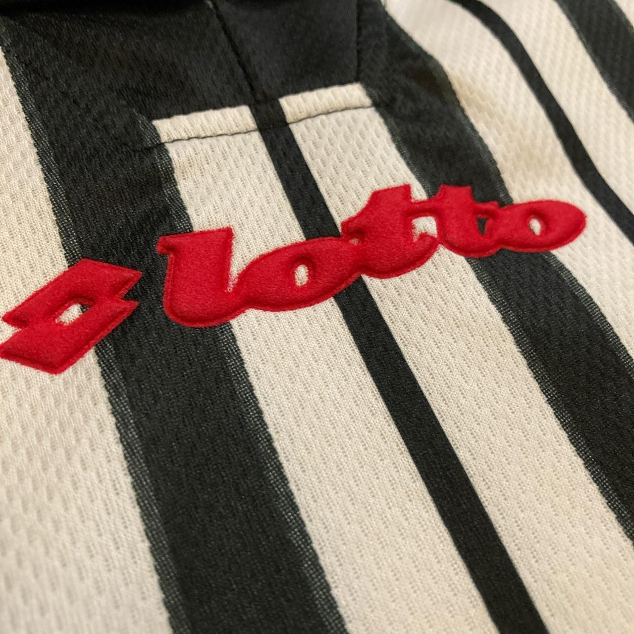 Lotto Men's Black and White T-shirt | Depop