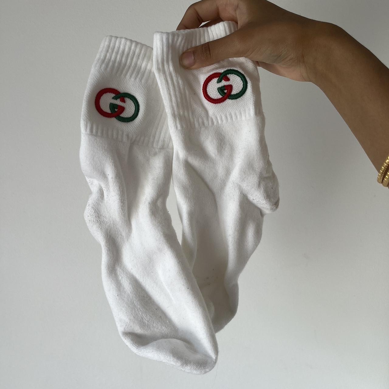 Authentic thick Gucci socks - worn a couple... - Depop
