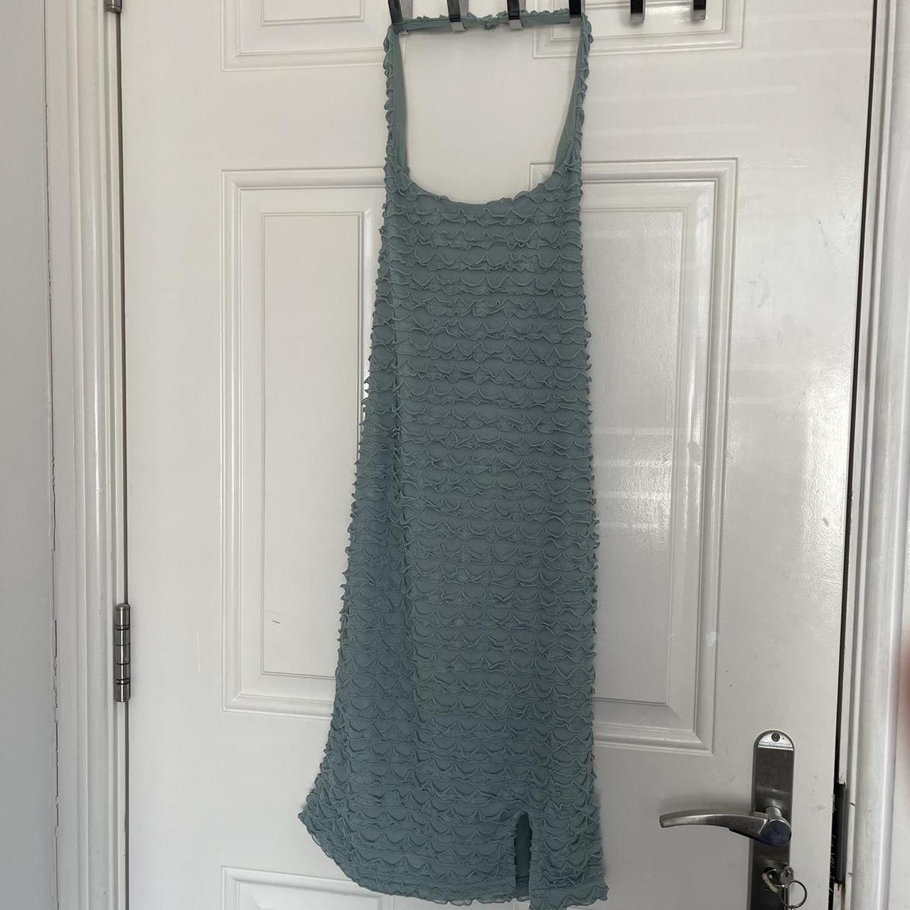 Cider Women's Blue Dress | Depop