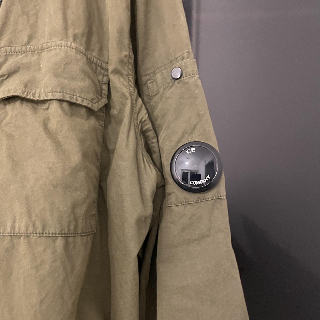 CP Company Khaki green overhsirt jacket. - Depop
