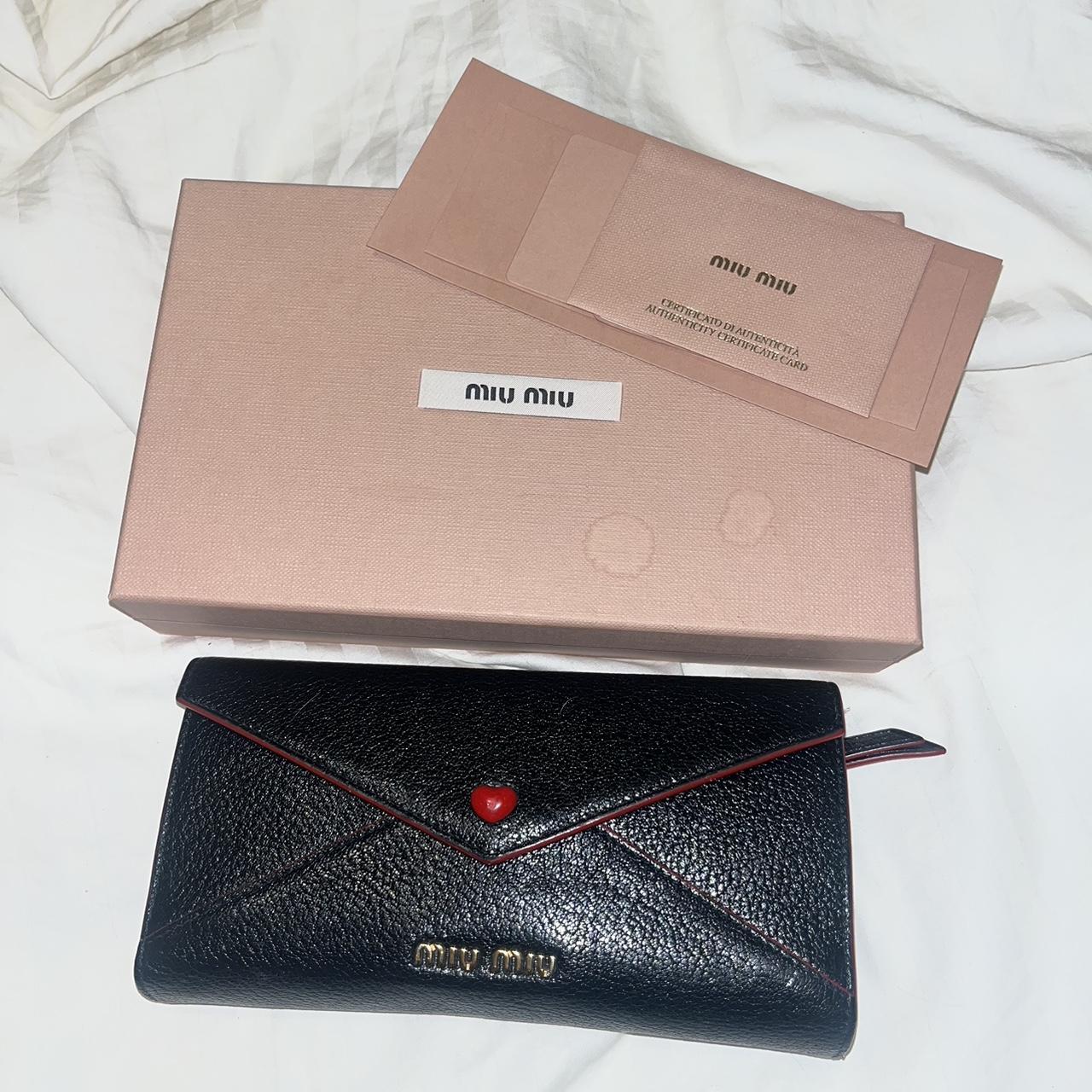 Miu Miu heart black and red wallet. ️ ️ I honestly... - Depop